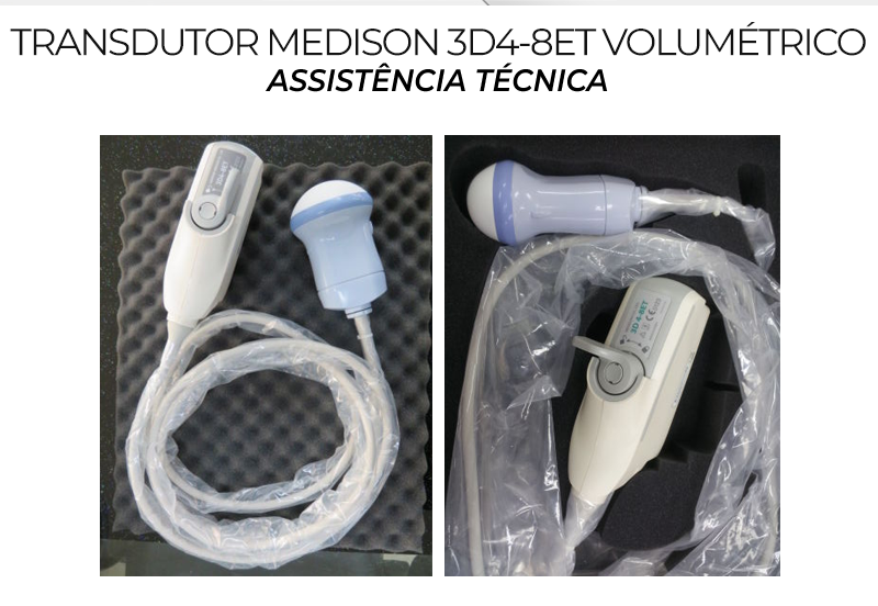 Assistencia Tecnica Transdutor Medison 3d4 8et Volumetrico - TUDO ULTRASSOM BRASIL
