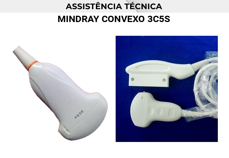 Assistencia Tecnica Transdutor Mindray Convexo 3c5s - TUDO ULTRASSOM BRASIL