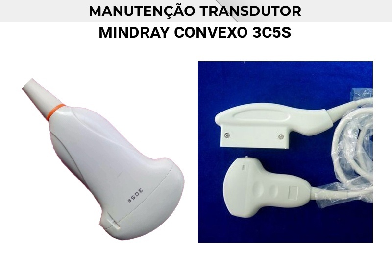 Manutencao Transdutor Mindray Convexo 3c5s - TUDO ULTRASSOM BRASIL