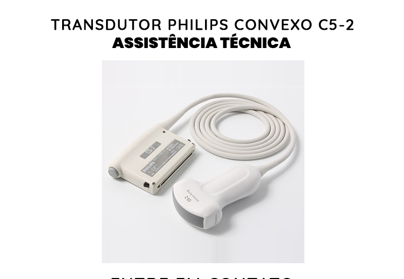Assistencia Tecnica Transdutor Philips Convexo C5 2 - TUDO ULTRASSOM BRASIL