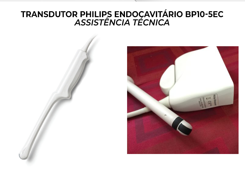 Assistencia Tecnica Transdutor Philips Endocavitario Bp10 5ec - TUDO ULTRASSOM BRASIL