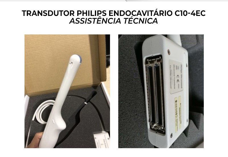 Assistencia Tecnica Transdutor Philips Endocavitario C10 4ec - TUDO ULTRASSOM BRASIL
