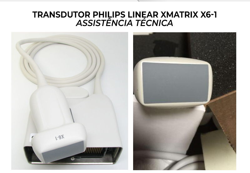 Assistencia Tecnica Transdutor Philips Linear Xmatrix X6 1 - TUDO ULTRASSOM BRASIL