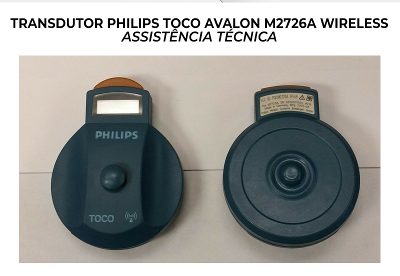 Assistencia Tecnica Transdutor Philips Toco Avalon M2726a Wireless ...