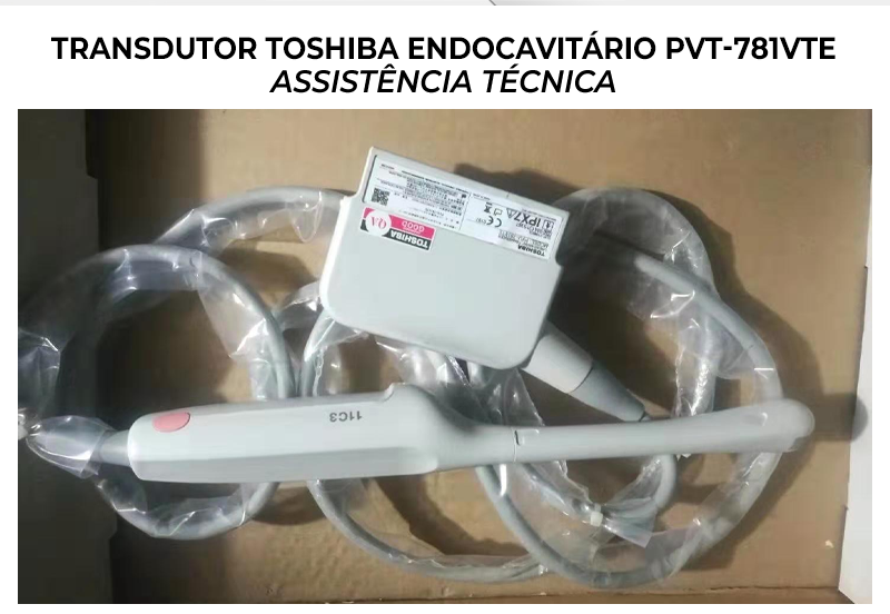 Assistencia Tecnica Transdutor Toshiba Endocavitario Pvt 781vte - TUDO ULTRASSOM BRASIL