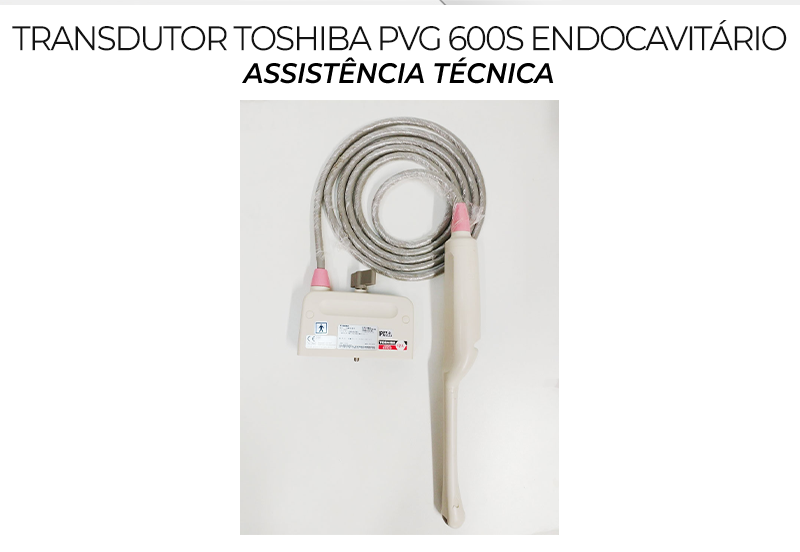 Assistencia Tecnica Transdutor Toshiba Pvg 600s Endocavitario - TUDO ULTRASSOM BRASIL