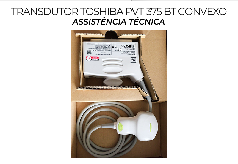 Assistencia Tecnica Transdutor Toshiba Pvt 375 Bt Convexo - TUDO ULTRASSOM BRASIL