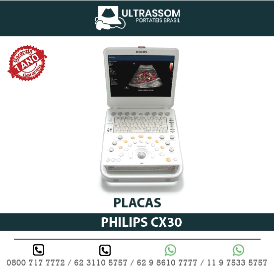 PLACAS ULTRASSOM PHILIPS CX30 - TUDO ULTRASSOM BRASIL