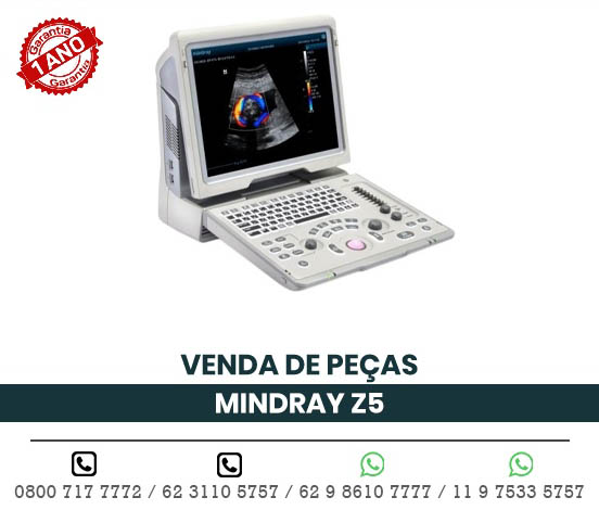 VENDA PECAS ULTRASSOM PORTATIL MINDRAY Z5 - TUDO ULTRASSOM BRASIL
