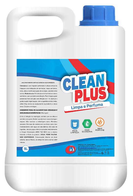 CLEANPLUS 5 LITROS - VICNOR QUÍMICA