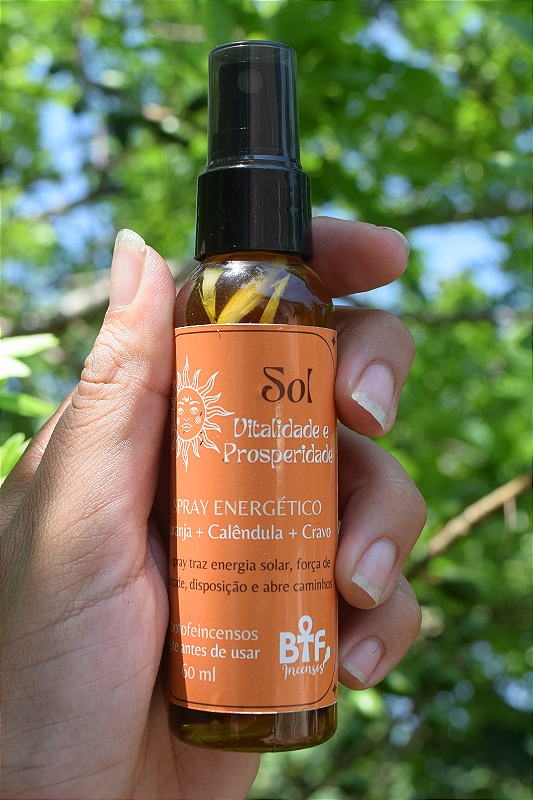 Spray Energético Sol - Vitalidade e Prosperidade - BotoFé