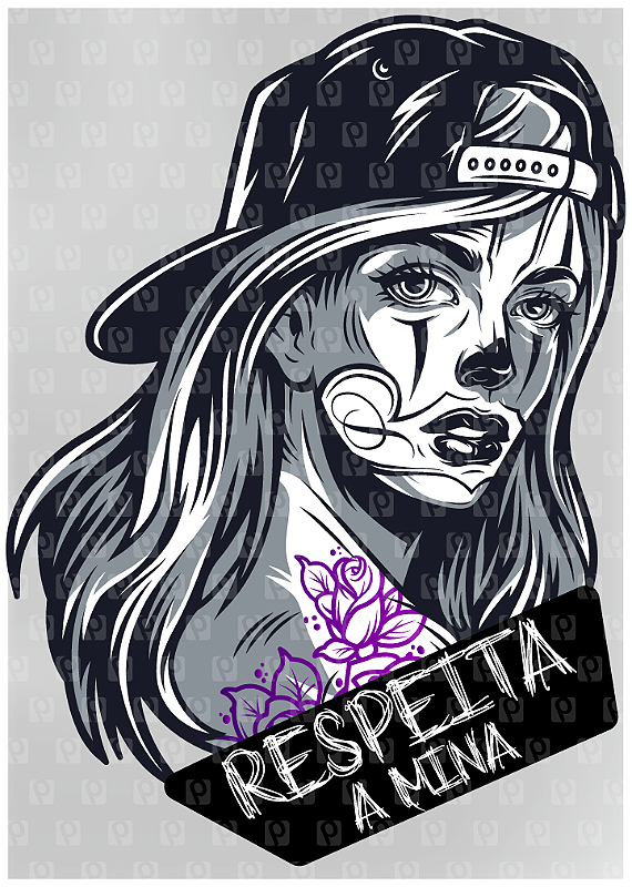 Estampa DTF - Mina - Provector Loja