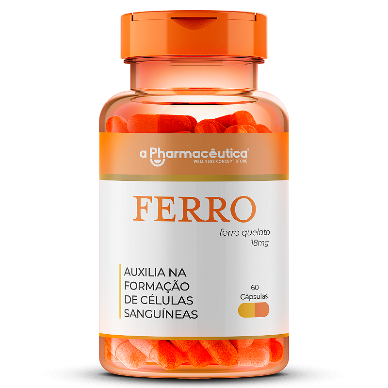 Ferro 18mg 60 Cápsulas - A PharmacêuticaPh