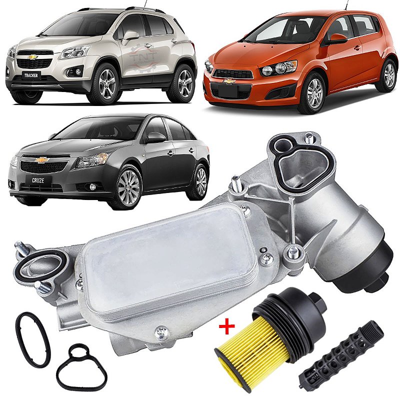 Resfriador Óleo + Suporte Gm Cruze Tracker Sonic 1.6 1.8 16v - TNT AUTO ...