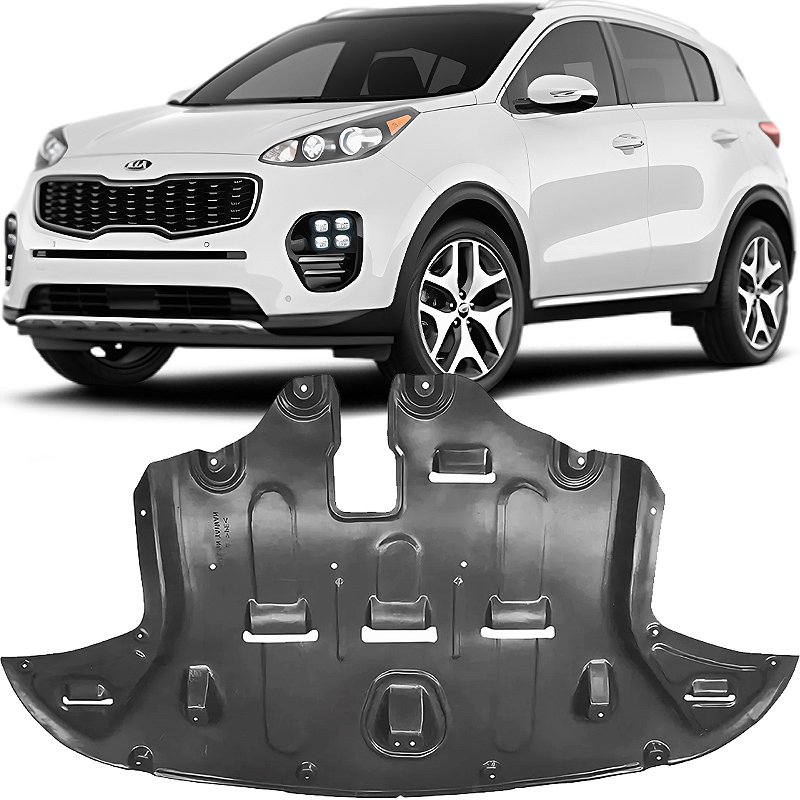 Protetor Carter Inferior Motor Kia Sportage 2017 2018 2019 - TNT AUTO PARTS