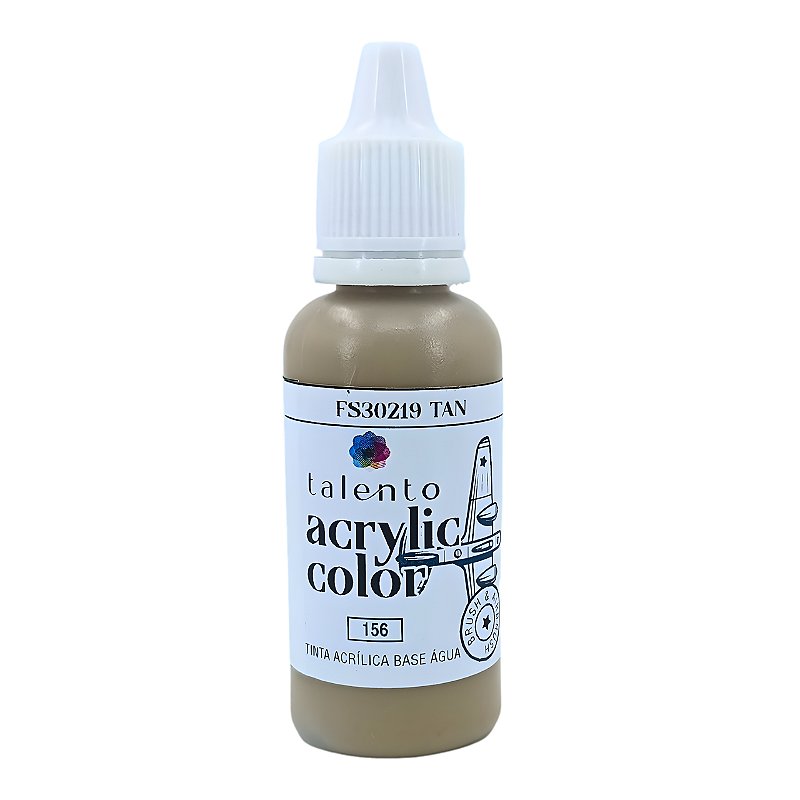 ACRYLIC COLOR 156 FS30219 TAN 20ML UND - TalentoArtes