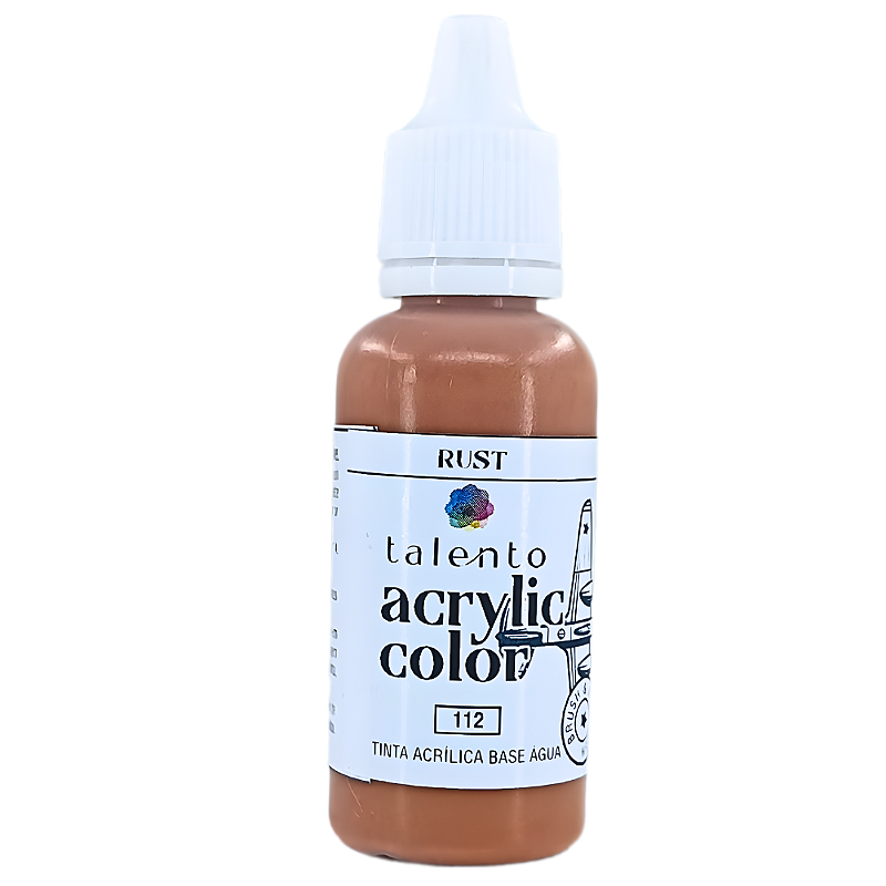 ACRYLIC COLOR 112 RUST 20ML UND - TalentoArtes