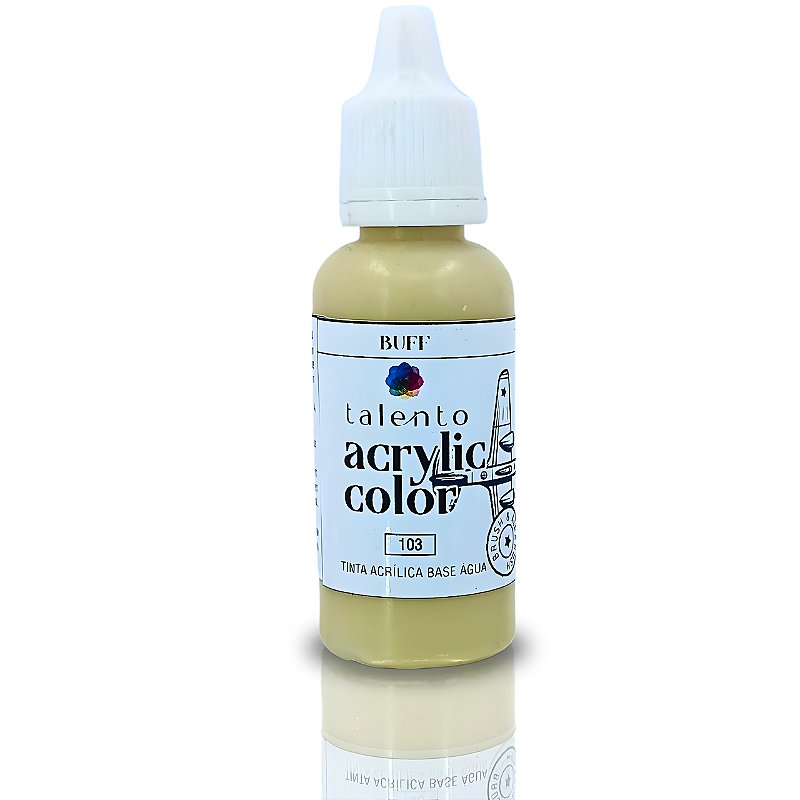 ACRYLIC COLOR 103 BUFF 20ML UND - TalentoArtes