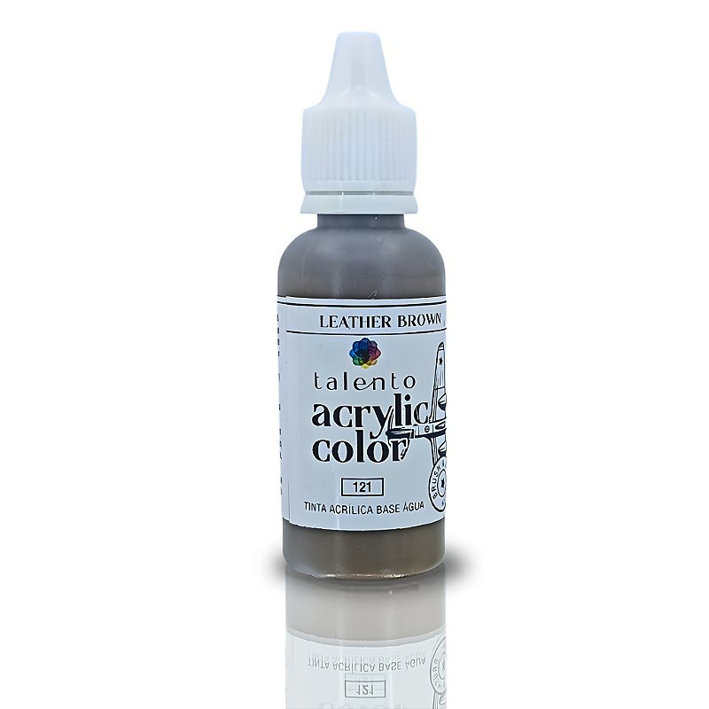 ACRYLIC COLOR 121 LEATHER BROWN 20ML UND - TalentoArtes