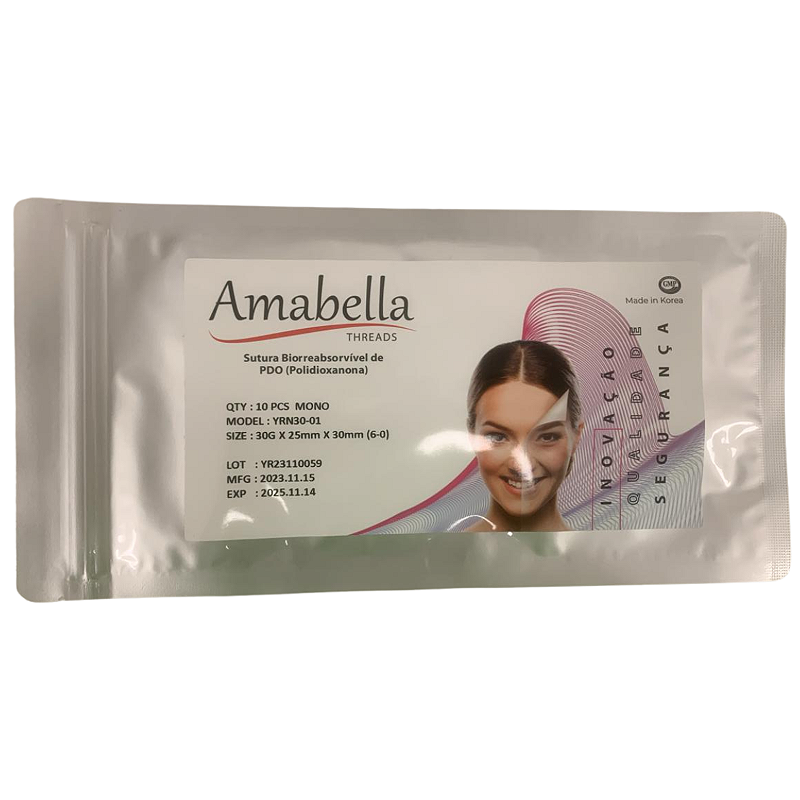 Fio De PDO Mono Liso 30G 25X30 (A) USP 6-0 (Blister Com 10 Unidades ...