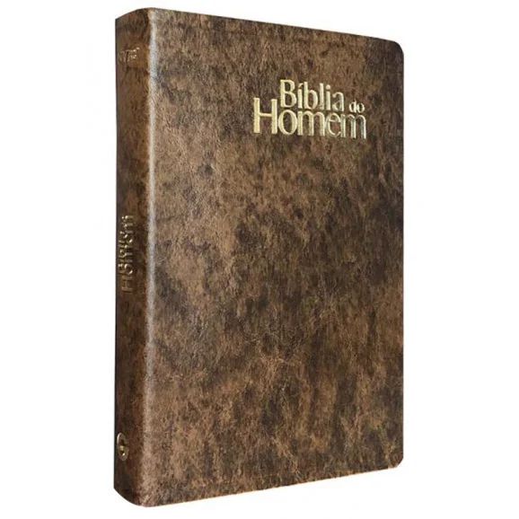 Bíblia de Estudo Devocional do Homem - Marrom - Leitor Gospel Livraria ...
