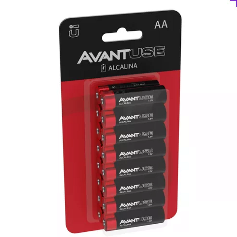 Kit Pilhas Alcalinas AA Pequena Com 16 Unidades 1.5v - Avant - atacadãodaspilhas