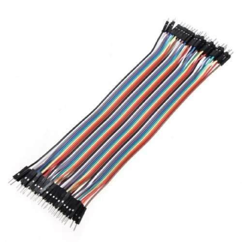 CABO JUMPER MACHO MACHO DE 20CM PARA PROTOTIPOS PROTOBOARDS - Cinestec