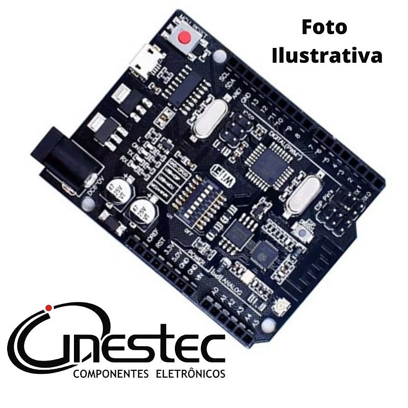PLACA ARDUINO DESENVOLVIMENTO COMPATIVEL UNO ATMEGA328 + ESP8266 WIFI ... PLACA ARDUINO DESENVOLVIMENTO COMPATIVEL UNO ATMEGA328 + ESP8266 WIFI ...