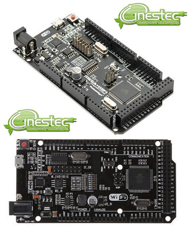 PLACA ARDUINO MEGA 2560 WIFI F340G ATMEGA2560 ESP8266-32 - Cinestec PLACA ARDUINO MEGA 2560 WIFI F340G ATMEGA2560 ESP8266-32 - Cinestec