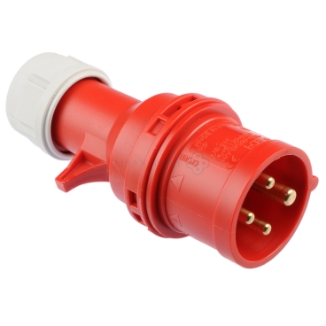PLUGUE 16A, 4P, 6H, 400V, IP44 - PCE - Cinestec