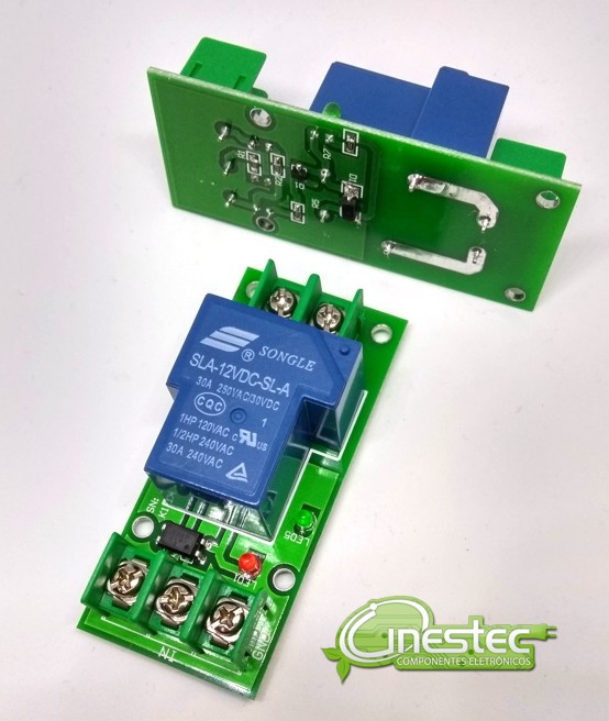 SHIELD MODULO PARA ARDUINO 1 RELES DE 30A 250V ALTA POTENCIA - Cinestec