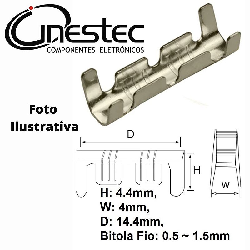 TERMINAL PARA FUSIVEL TERMICO DJ453 - 0,5 ~ 1,5mm - Cinestec