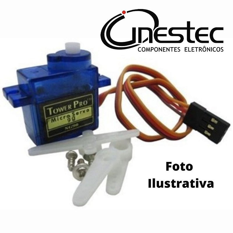 MICRO SERVO MOTOR TOWER PRO SG90 9G - 1,5kg - 0,1" / 180° - Cinestec