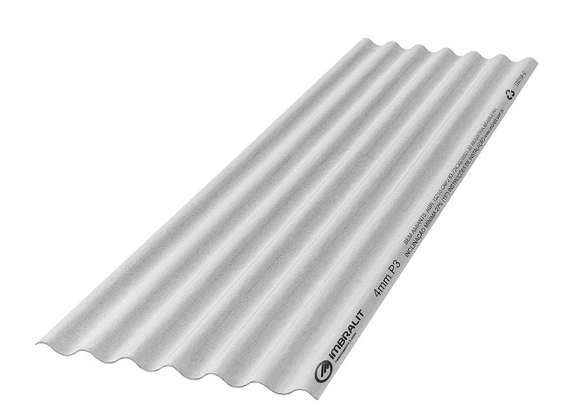 TELHA FIBROCIMENTO 4MM 2.44X50 BRASILIT - Dixe Q` Dixe - Material de ...