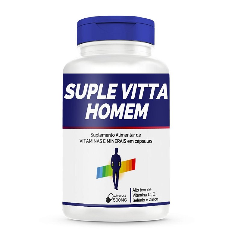 Suple Vitta Homem Cápsulas - Bio Vittas Produtos Naturais