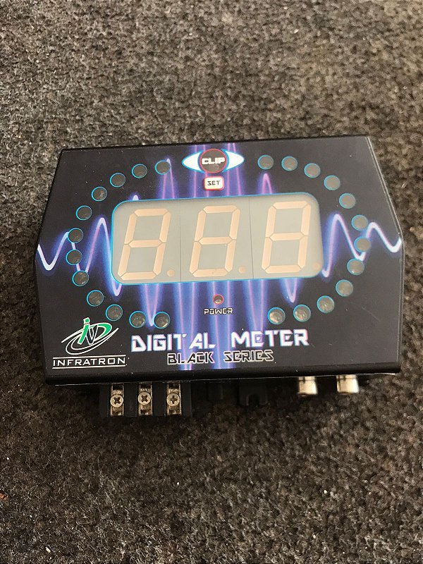 Voltímetro Digital Infratron meter - ARISTENE SOM AUTOMOTIVO
