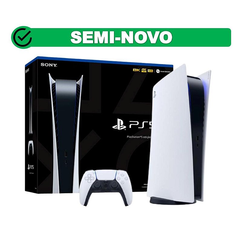Sony Playstation 5 Digital - PS5 Digital (USADO) - www.maicongames.com.br