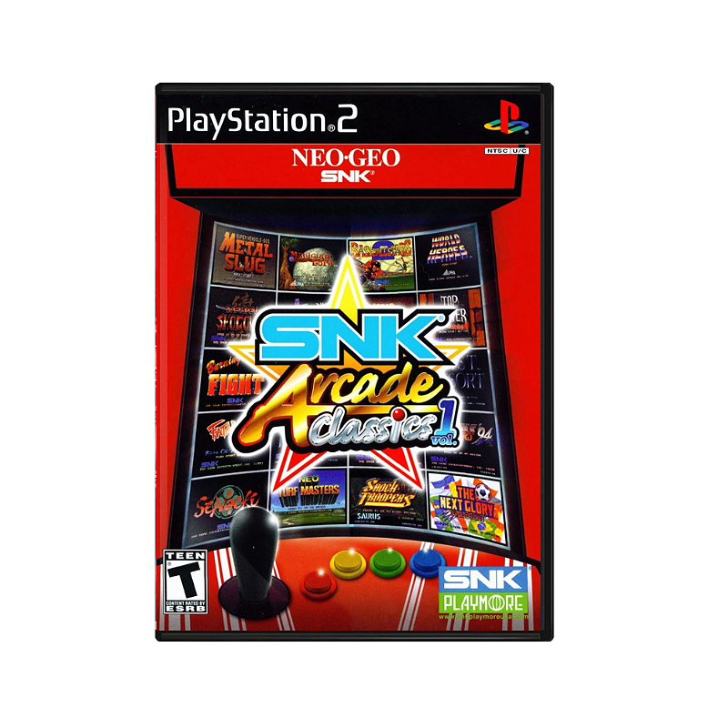 SNK Arcade Classics vol. 1 PS2 Original Lacrado (Americano) - www ...