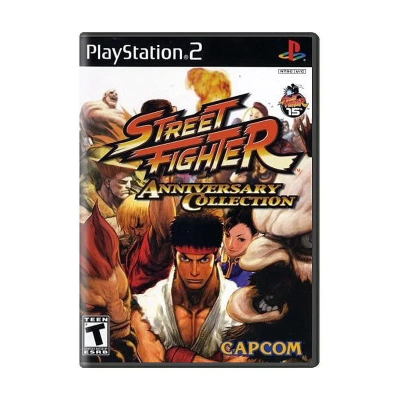 Street Fighter Anniversary Collection PS2 Original Lacrado (Americano ...