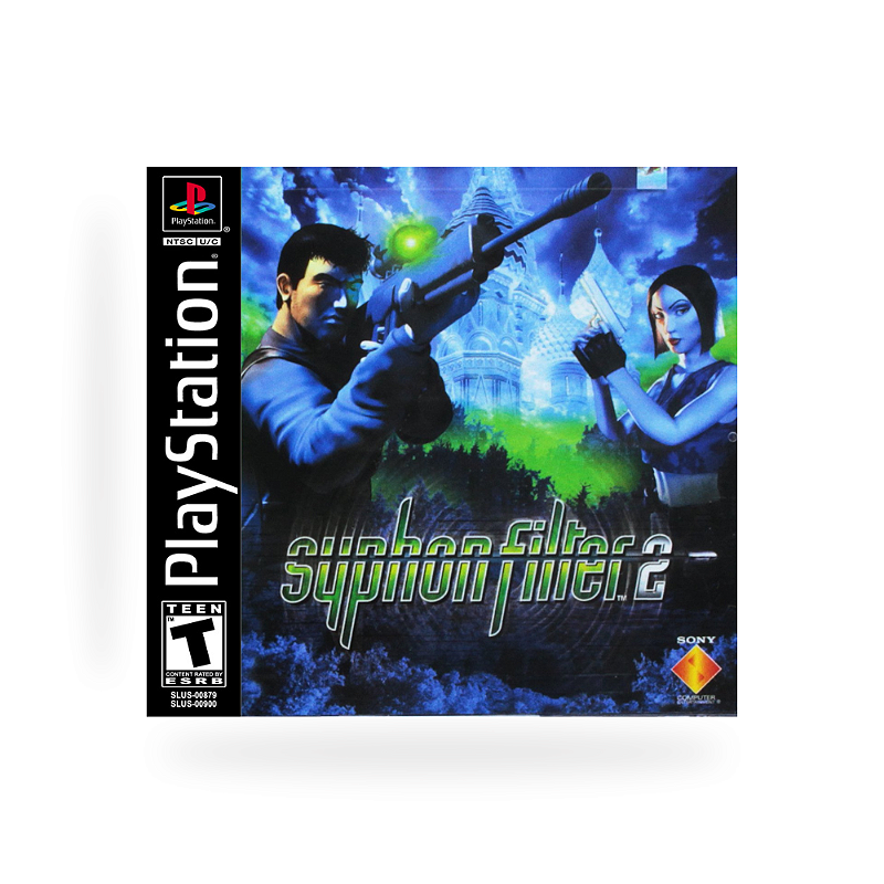 Syphon Filter 2 GH PS1 Original Lacrado - www.maicongames.com.br