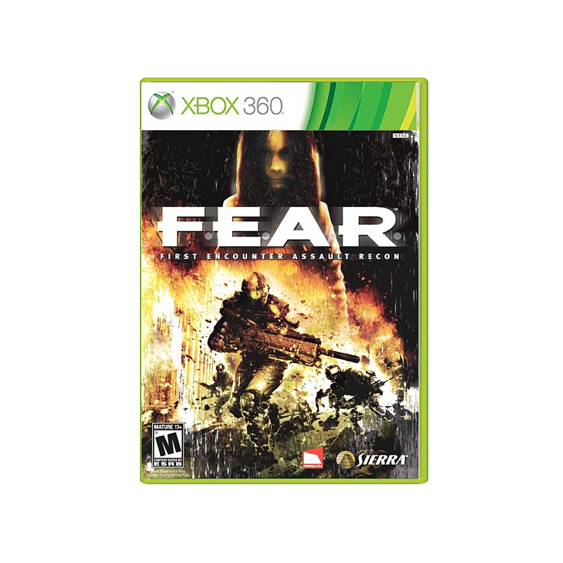FEAR First Encounter Assault Recon Fear Xbox 360 Mídia Física Novo ...