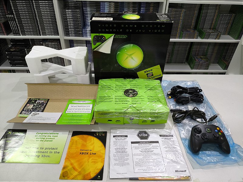 Console Microsoft Xbox Clássico Mountain Dew Limited Edition CIB - www ...