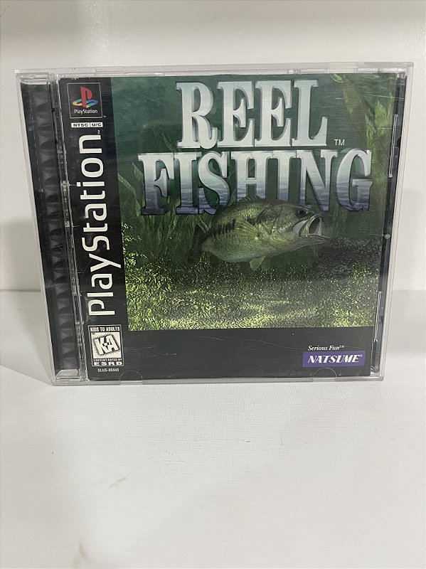 Reel Fishing PS1 Original Americano (Usado) - www.maicongames.com.br
