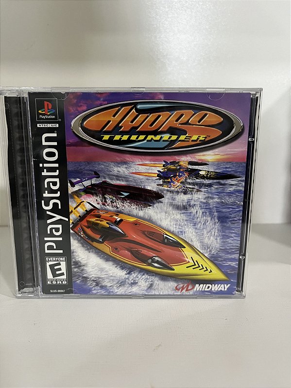 Hydro Thunder PS1 Original Americano (Usado) - www.maicongames.com.br