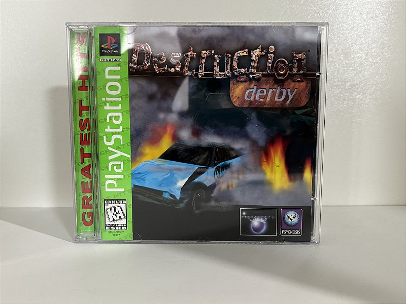 Destruction Derby PS1 Original Americano (Usado) - www.maicongames.com.br