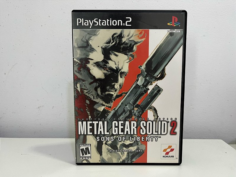 Metal Gear Solid 2 Sons of Liberty PS2 Original Americano (Usado) - www ...