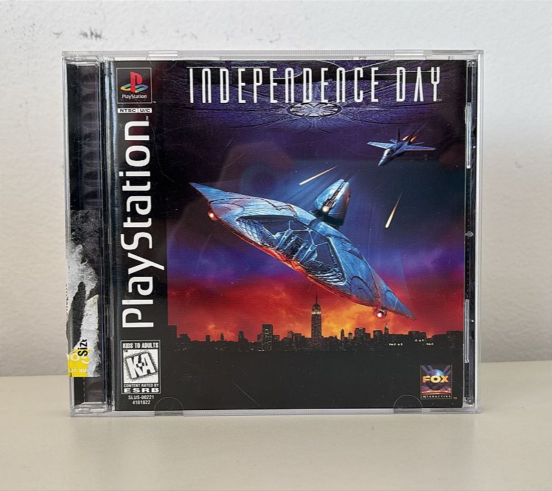 Independence Day PS1 Original Americano (Usado) - www.maicongames.com.br