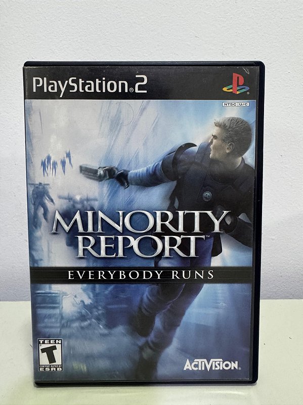 Minority Report Everybody Runs PS2 Original Americano (Usado) - www ...