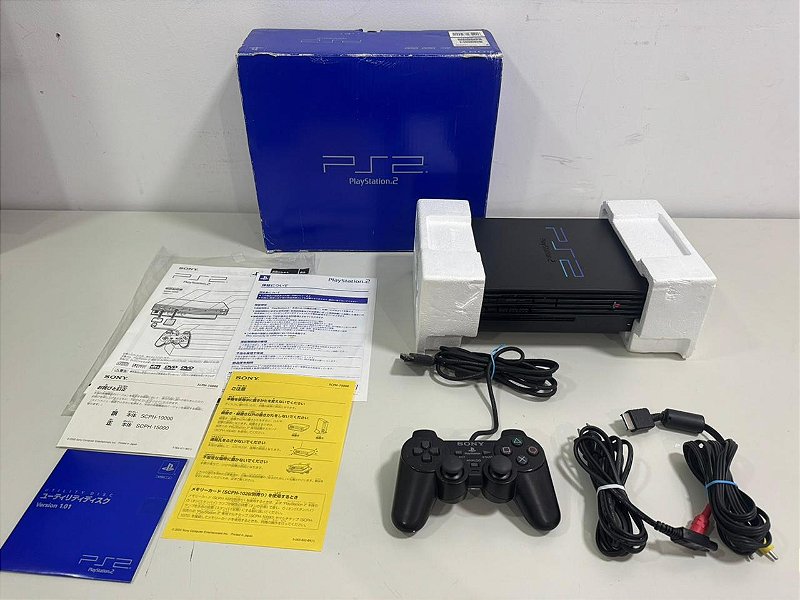 Console Playstation 2 Fat Japonês SCPH-1500 - PS2 FAT - www.maicongames ...