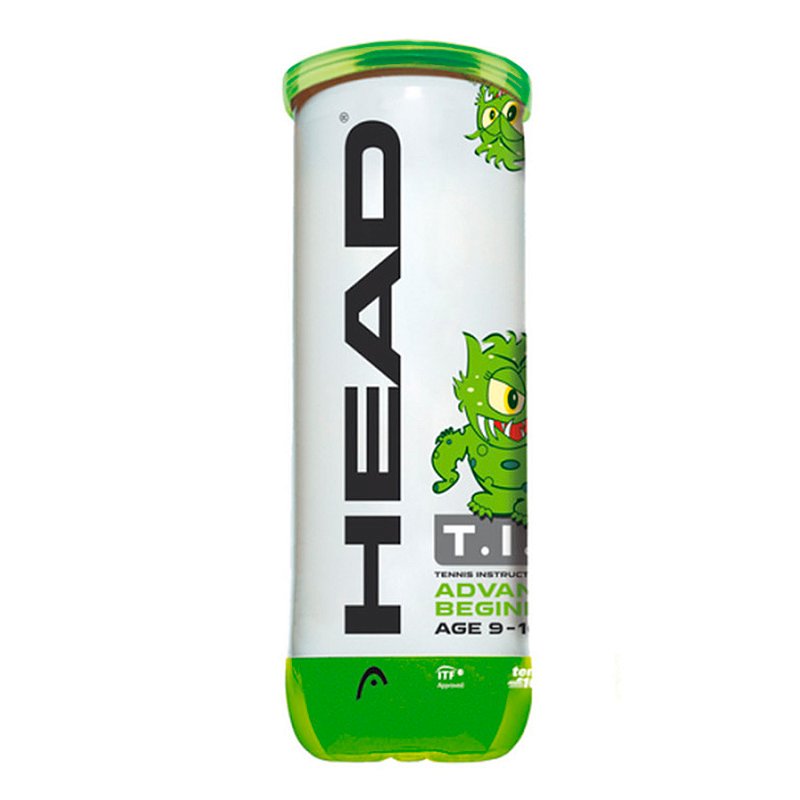 Bola de Tênis Head TIP - Verde - Winner Raquetes